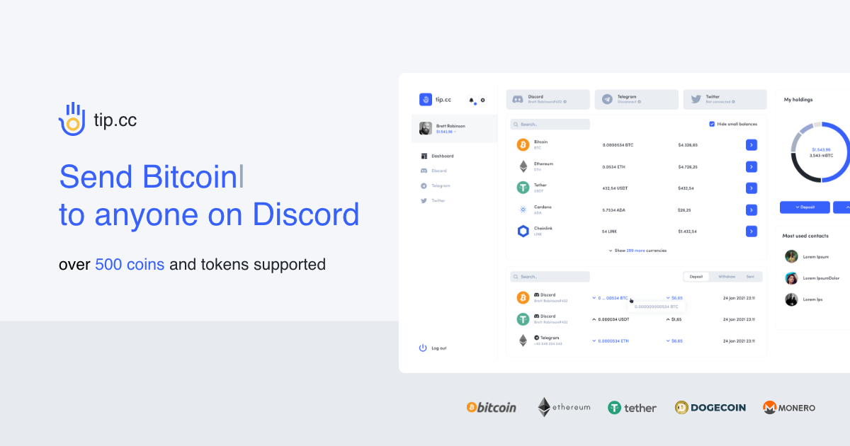 How to use Tip.cc Bot - Pepecoin News